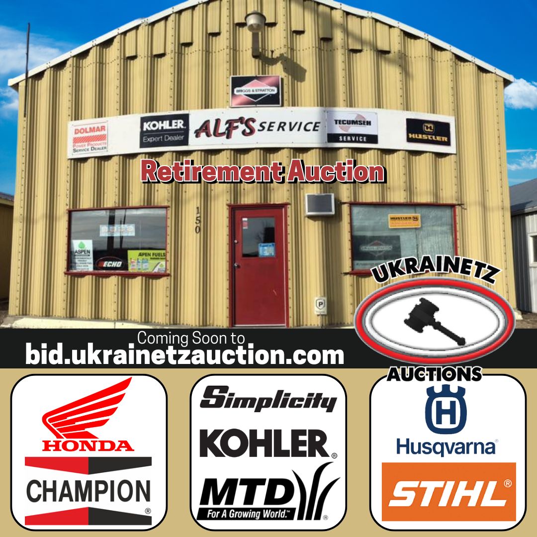 AUCTION IS CLOSED!! Alf's Service Retirement Auction - Ukrainetz Auction
